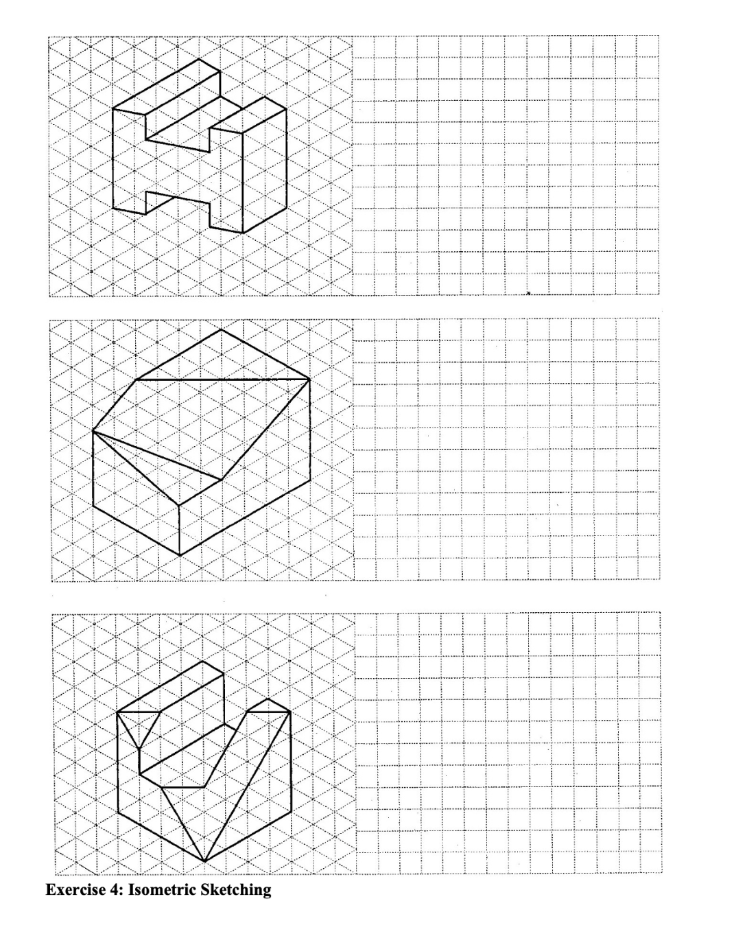 Solved Exercise 4 Isometric Sketching