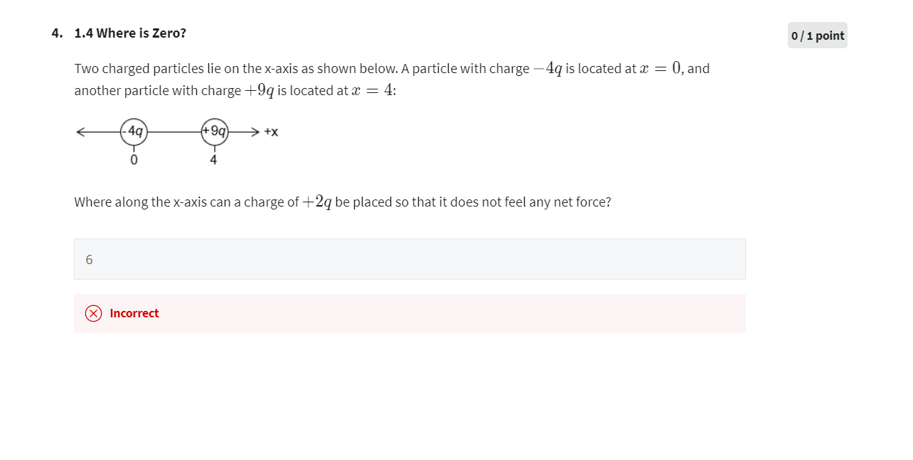Solved Two charged particles lie on the x-axis as shown | Chegg.com