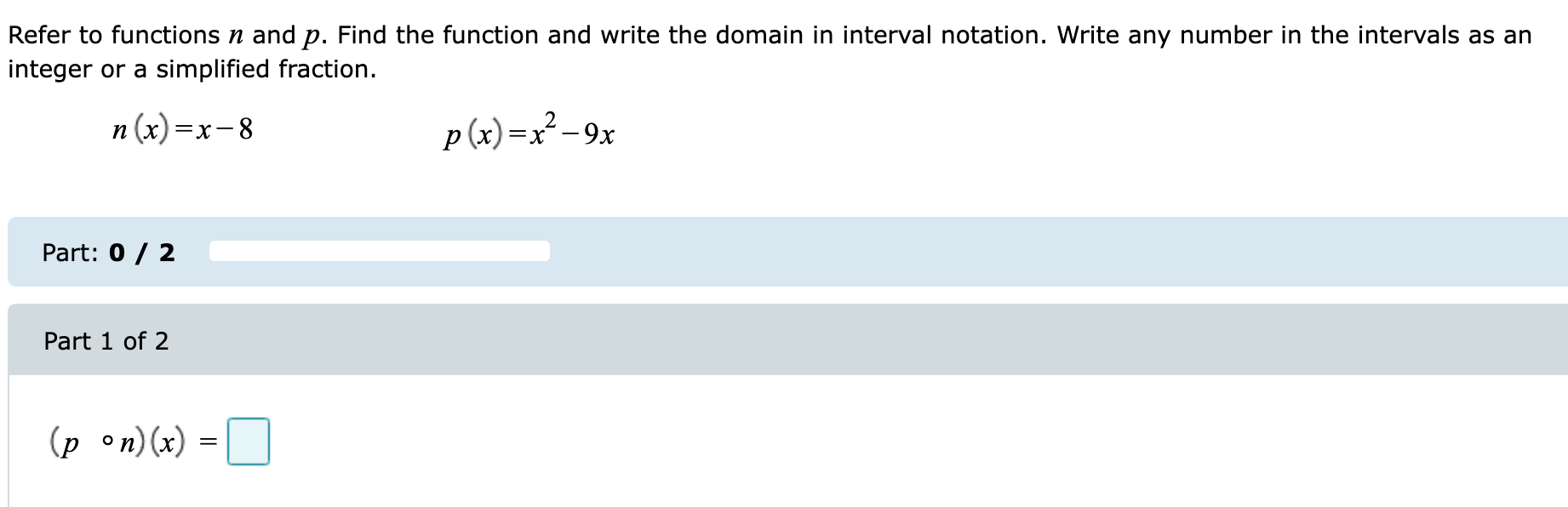 Solved Refer to the functions r and p. Find the function | Chegg.com