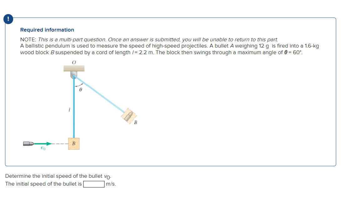 Solved Required information NOTE: This is a multi-part | Chegg.com