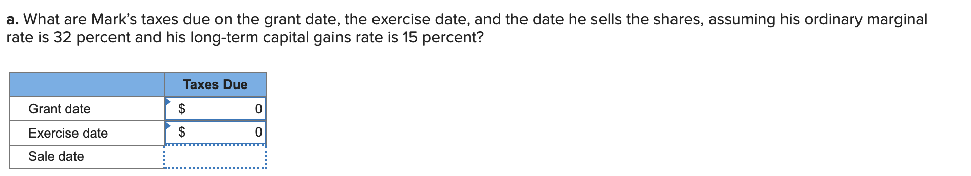 Solved Mark received 10 ISOs (each option gives him the | Chegg.com