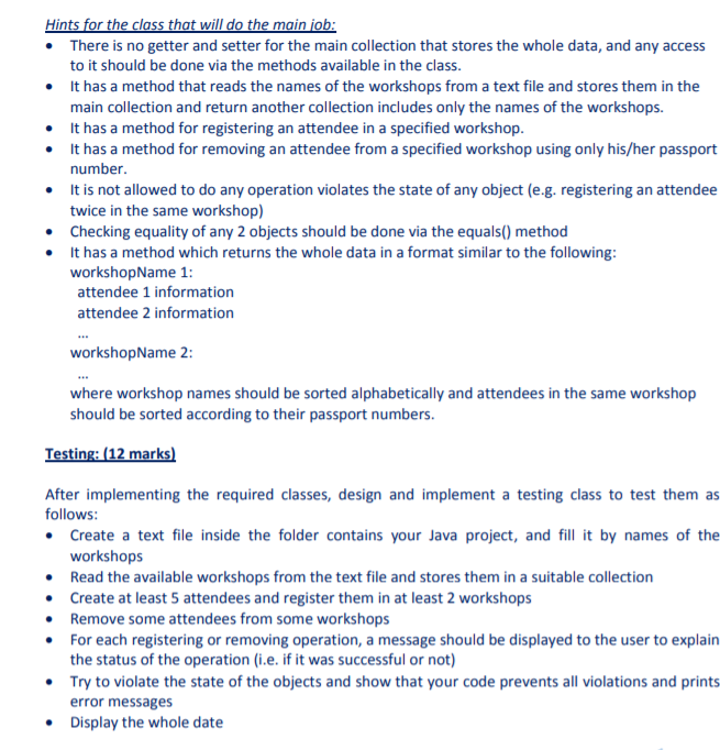 Solved Java Project: (95 marks) Overview: Next year, God | Chegg.com