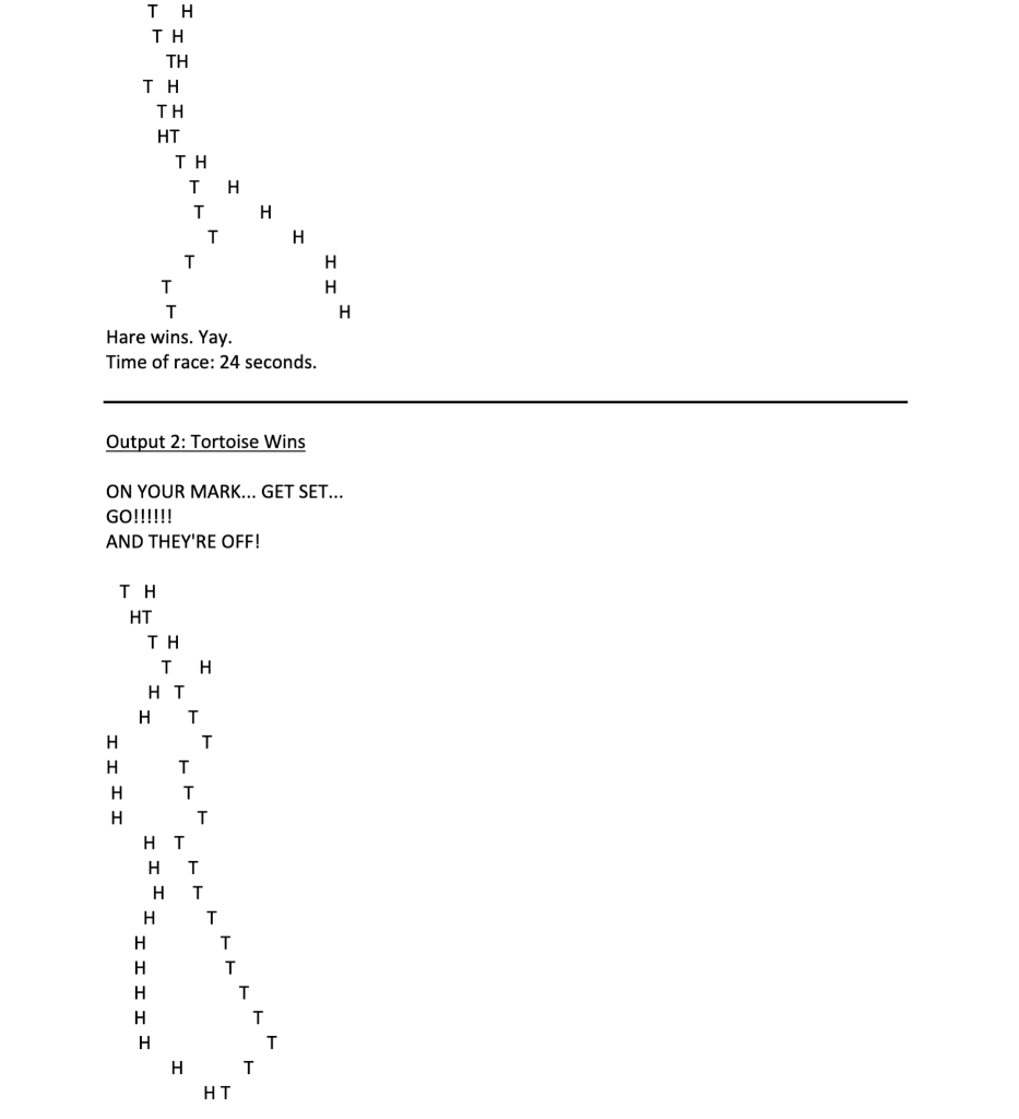 Solved Python Exercise 5 Tortoise Vs Hare 60 Pts Write A 