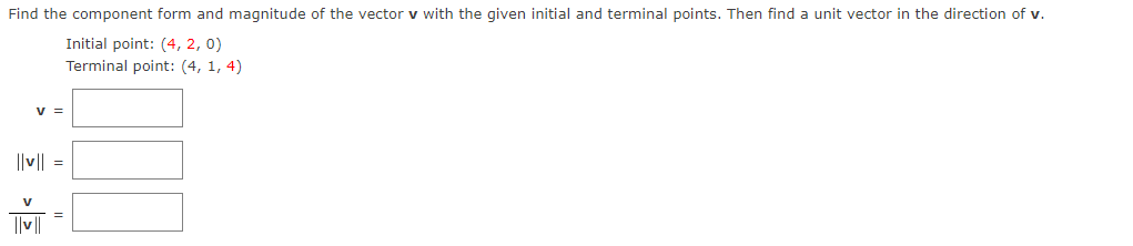 Solved Find the component form and magnitude of the vector v | Chegg.com