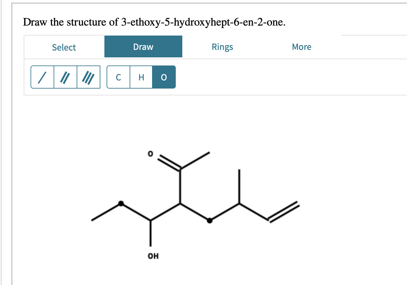 Solved Draw the structure of | Chegg.com