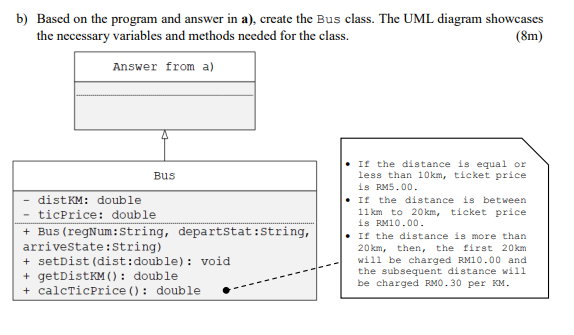Solved a) Based on the following code segment, draw the | Chegg.com