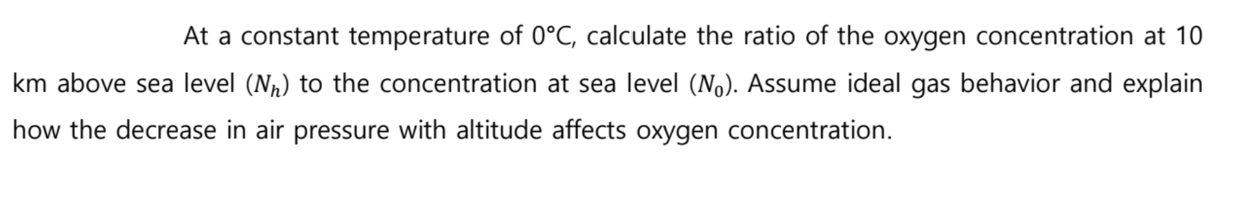 Solved At ﻿a constant temperature of 0°C, ﻿calculate the | Chegg.com