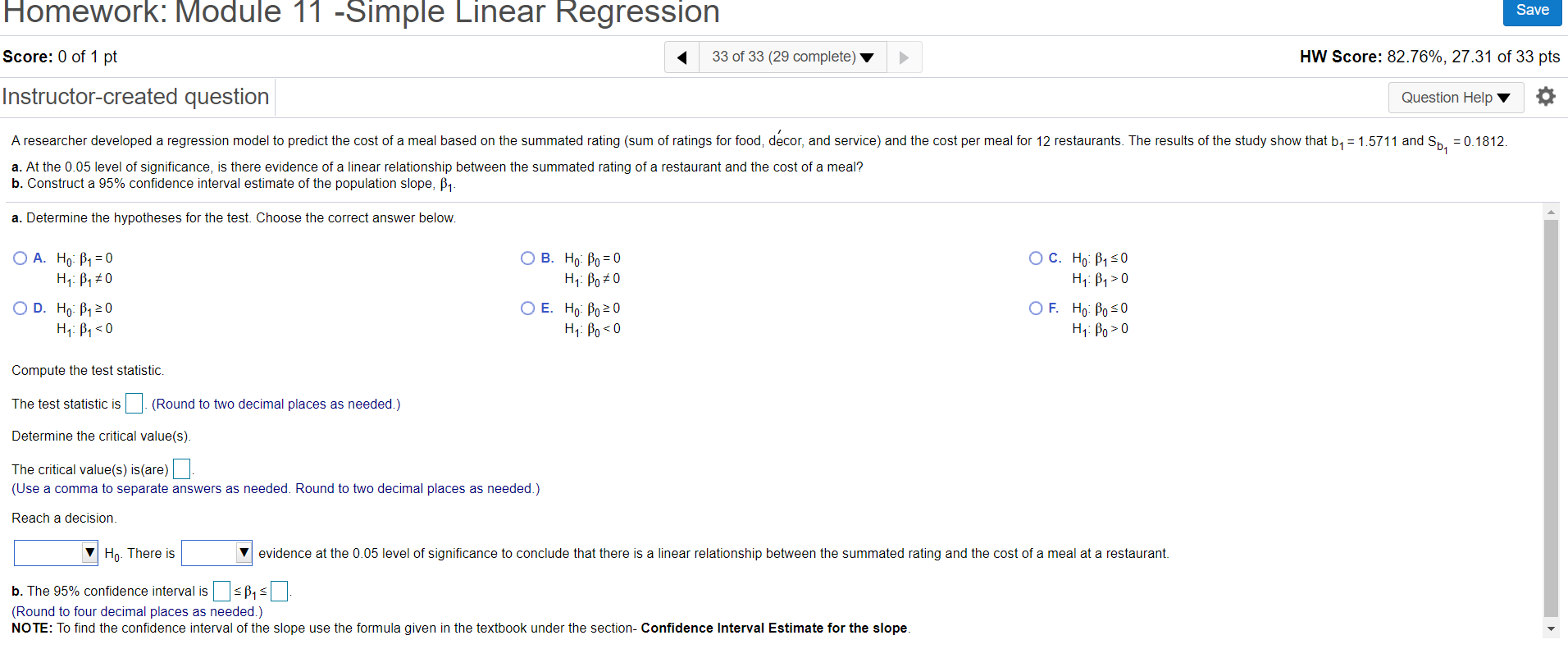 Solved Homework Module 11 Simple Linear Regression Save 