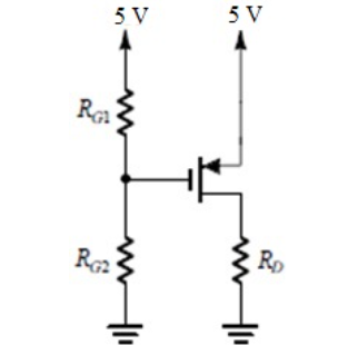 Solved For the given circuit, PMOS parameters are Vt = -1 V, | Chegg.com