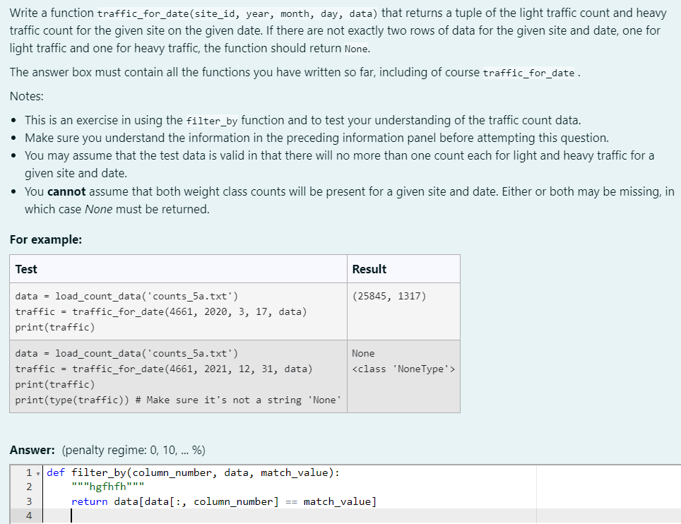 Using filter_by The filter_by function can be used to | Chegg.com