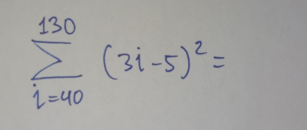 Solved Σ (3i-s) - 1=4Ο | Chegg.com