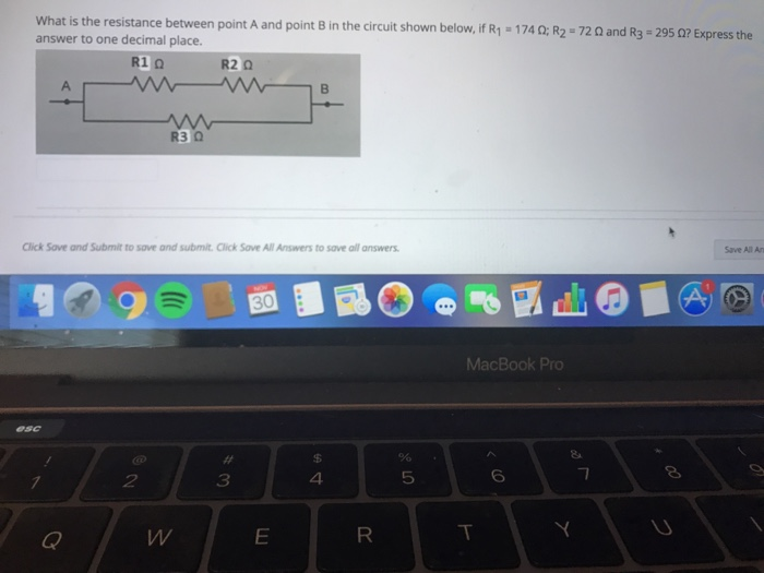 Solved What is the resistance between point A and point B in | Chegg.com