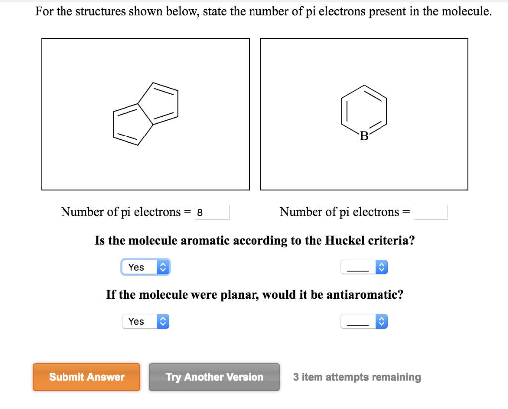 Solved For the structures shown below, state the number of | Chegg.com