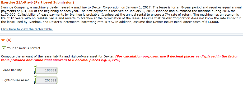 Solved Exercise 21A-9 a-b (Part Level Submission) Ivanhoe | Chegg.com