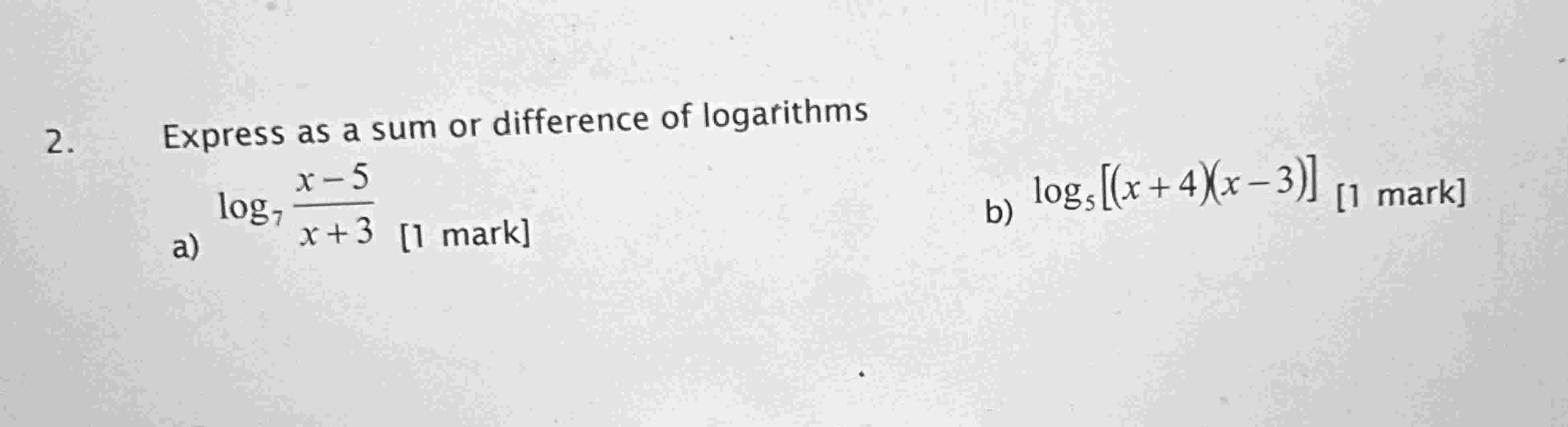 Solved code class="asciimath">Express as a sum or difference | Chegg.com