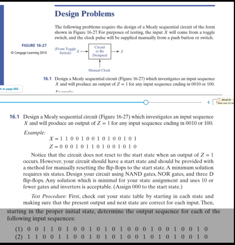 Solved 1. Derive a state graph and state table for the | Chegg.com