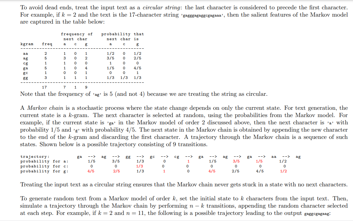 Solved Problems Goal The purpose of this project is to use a | Chegg.com