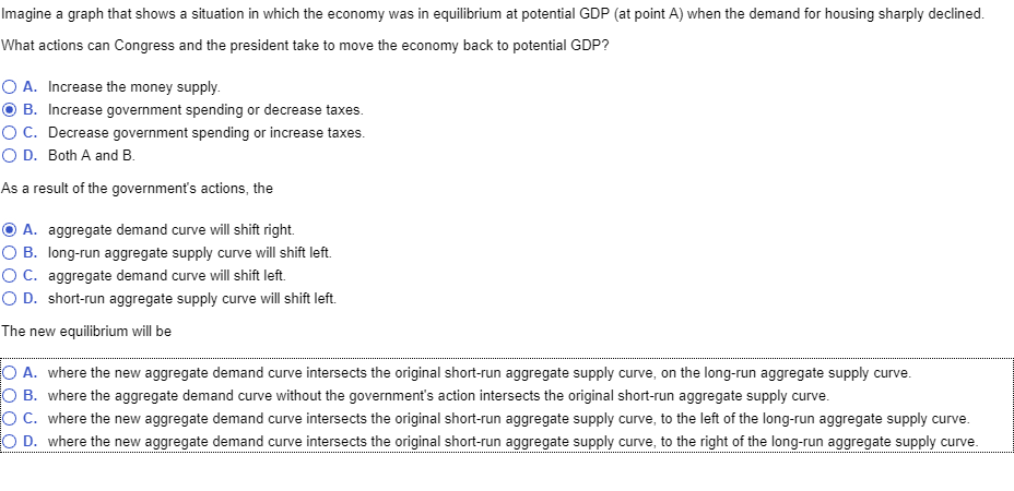 Solved Imagine a graph that shows a situation in which the | Chegg.com