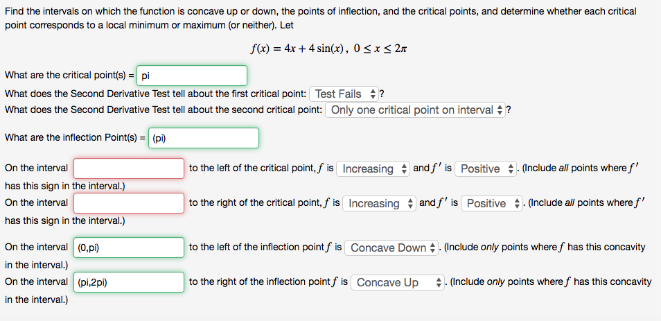 Solved Find the intervals on which the function is concave | Chegg.com