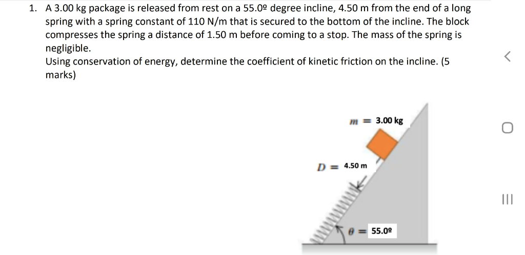 Solved I do not know how to solve this using conservation of | Chegg.com