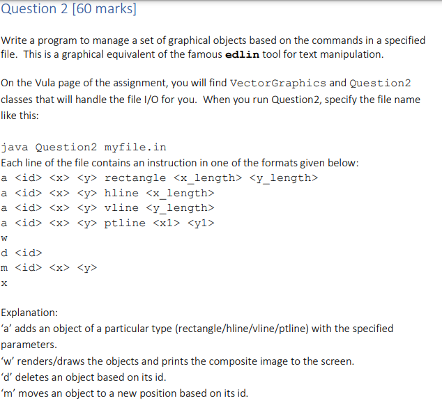 Solved Question 2 [60 marks] Write a program to manage a set | Chegg.com