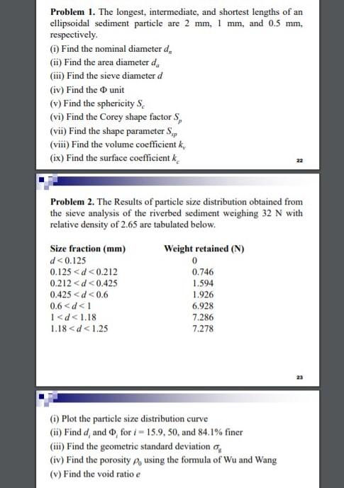 Problem 1. The longest, intermediate, and shortest | Chegg.com