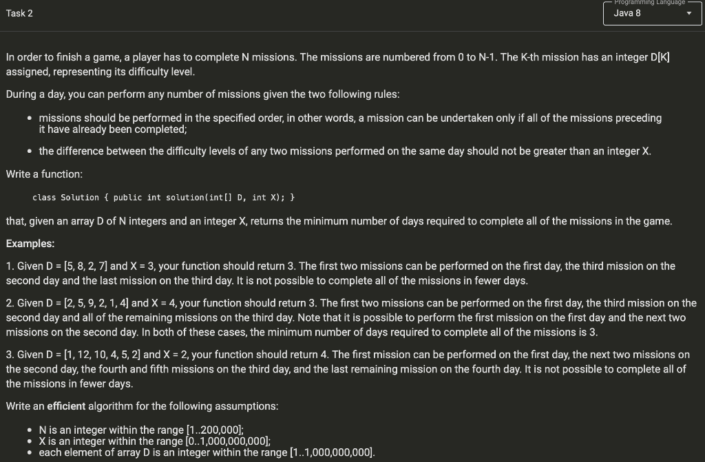 Solved In order to finish a game, a player has to complete N | Chegg.com