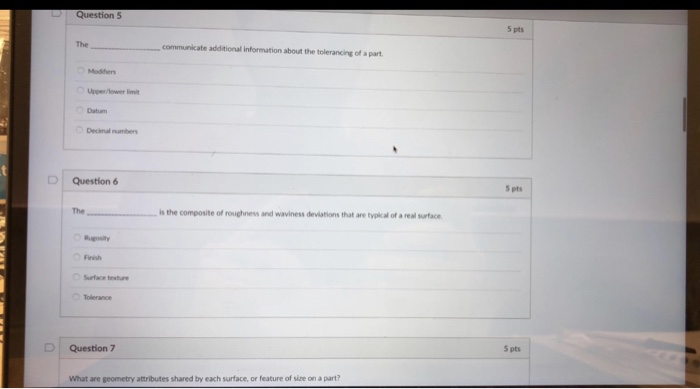 Solved Question Question & Question 1 5 pts The datum system | Chegg.com
