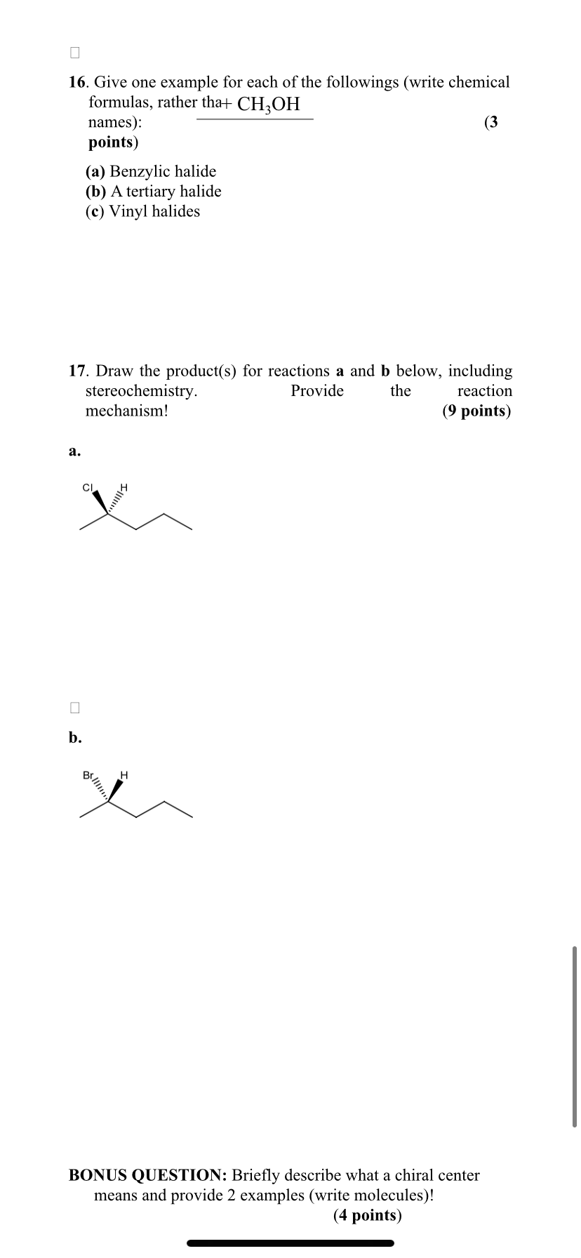 Solved nonspontaneous? (2 points) 11.a. A student conducts a | Chegg.com
