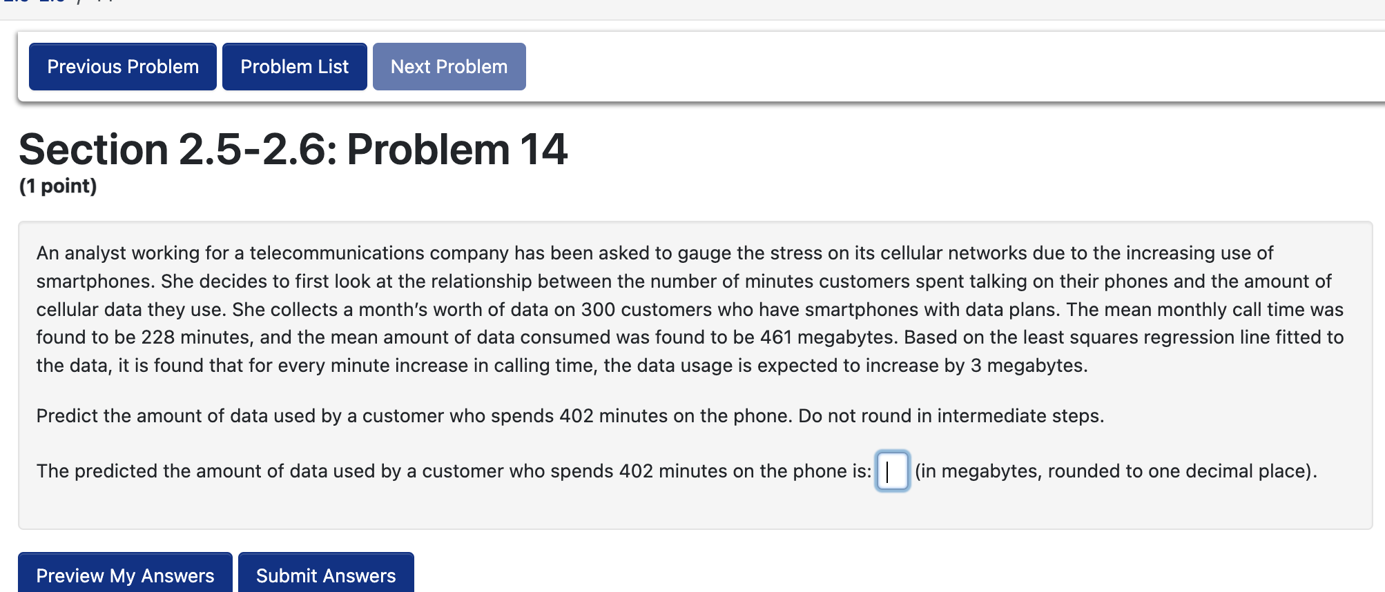 Solved Section 2.5-2.6: Problem 14(1 ﻿point)An analyst | Chegg.com
