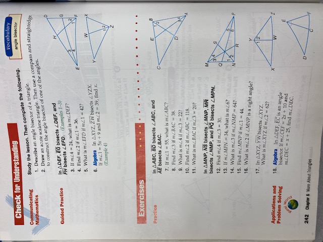 Solved 2. Draw an acute scalene triangle. Then use a compass | Chegg.com
