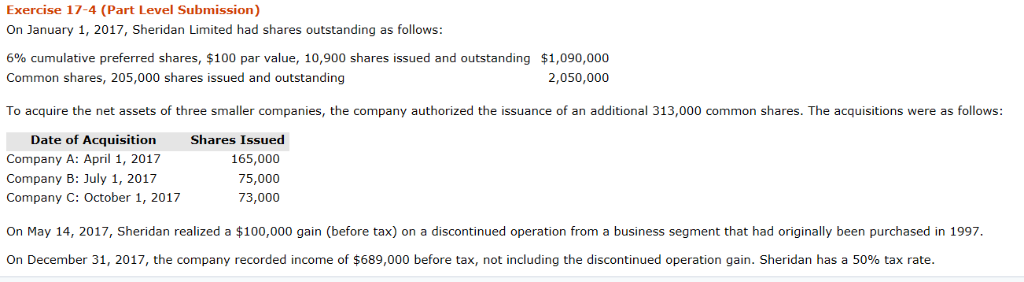 Solved Exercise 17-4 (Part Level Submission) On January 1, | Chegg.com