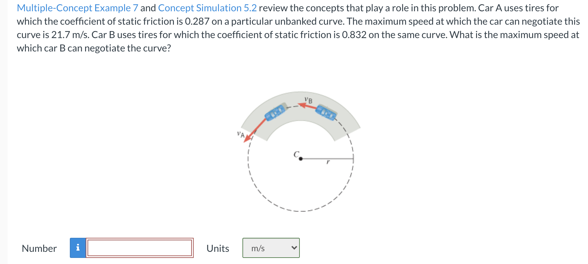 Solved Multiple-Concept Example 7 and Concept Simulation 5.2 | Chegg.com