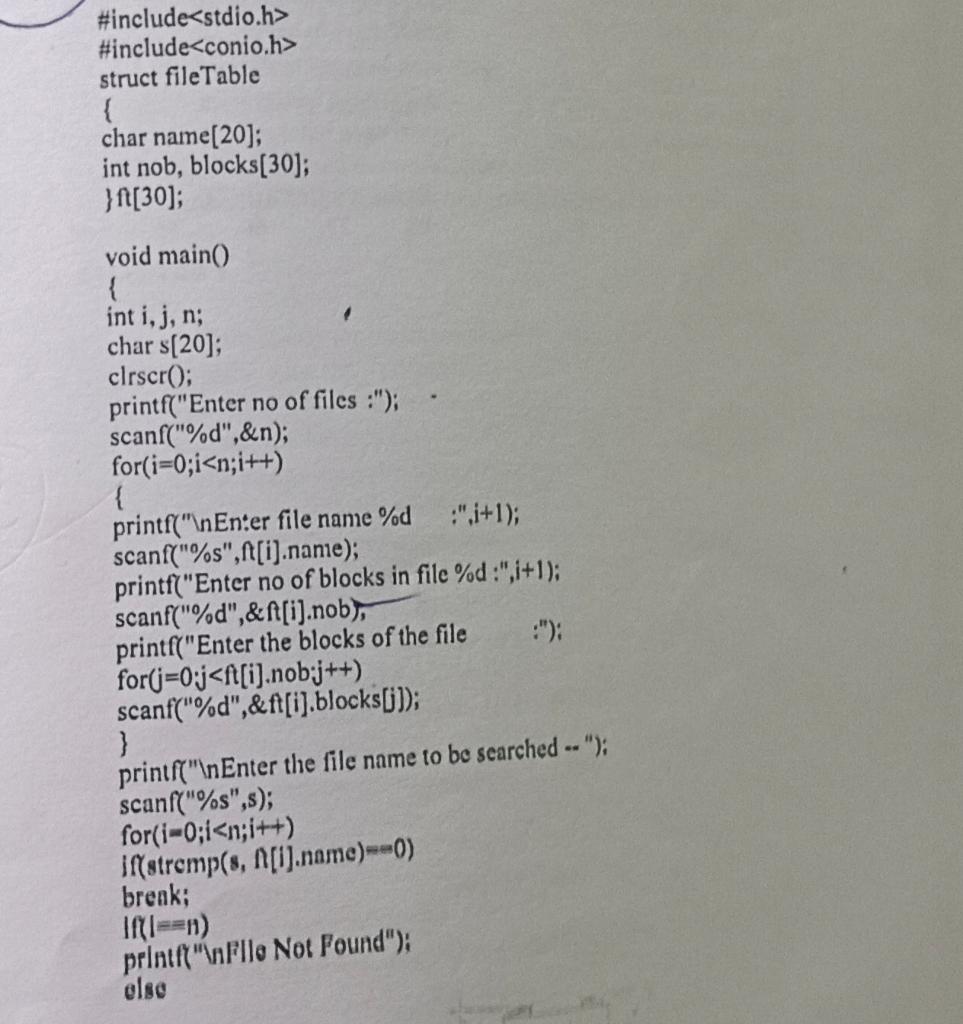 Solved printf("\%dht", m[j]); if(flag[i]=0) printf("PF No, | Chegg.com