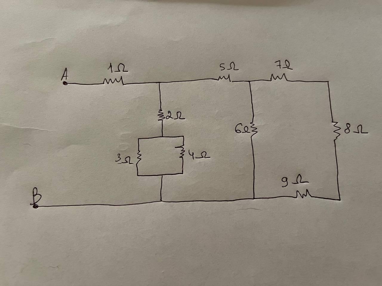 Solved Find R equivalent. Start from 3 & 4, substitute them | Chegg.com