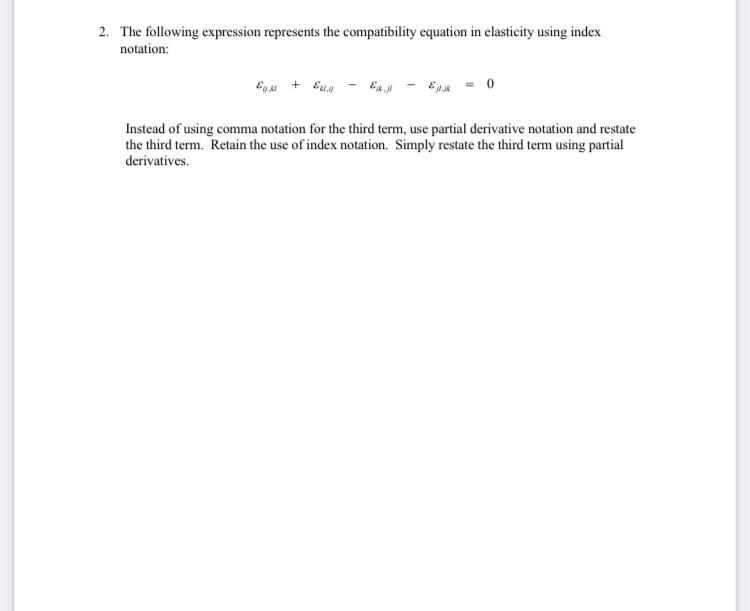 Solved The following expression represents the compatibility | Chegg.com