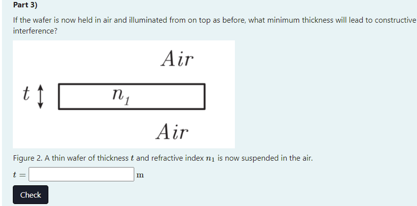 Solved Question: A thin wafer of a solid with a refractive | Chegg.com