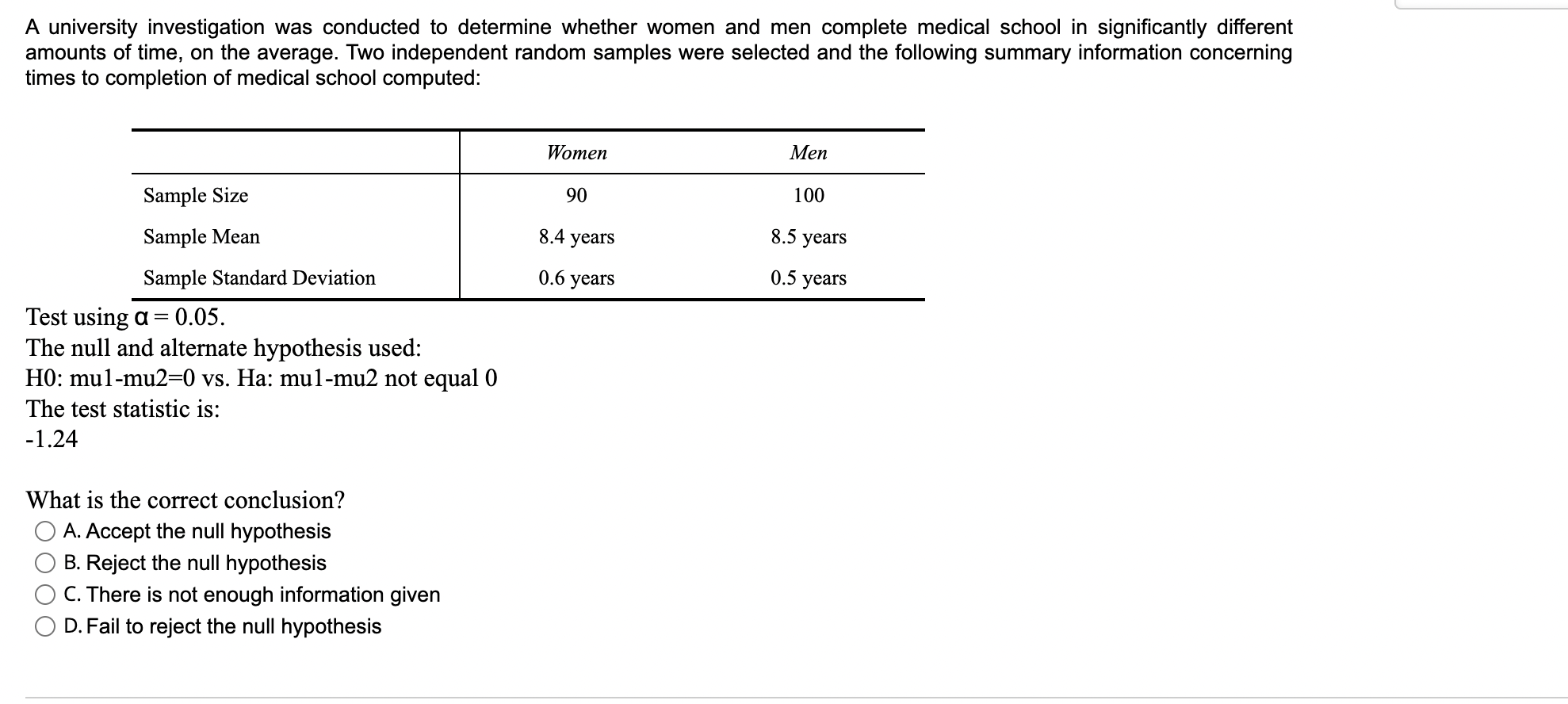 Solved A university investigation was conducted to determine | Chegg.com