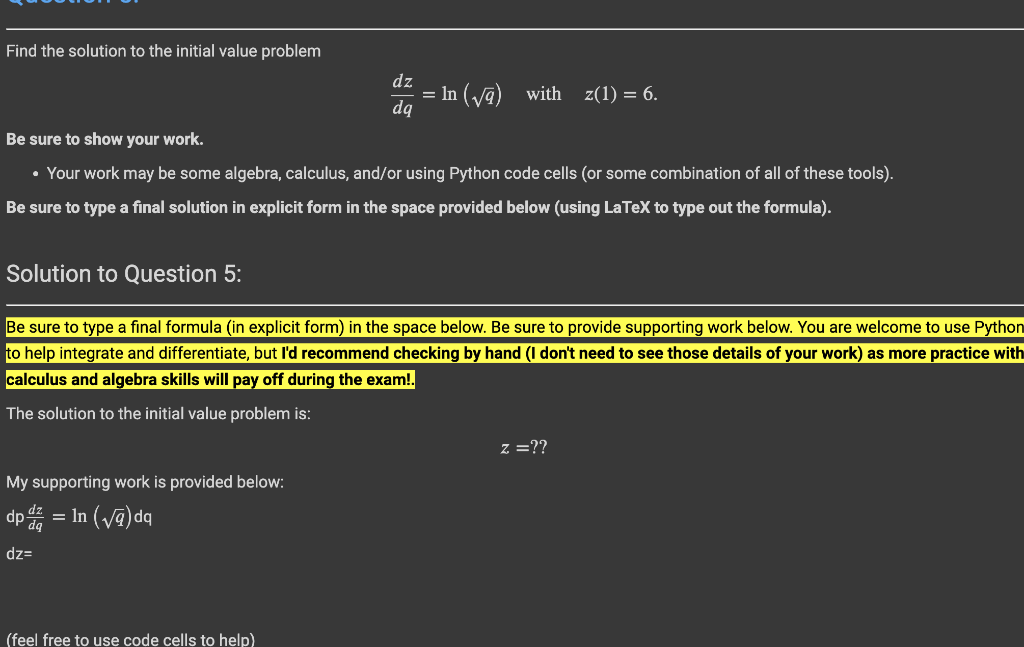 Solved Find an implicit solution to the initial value | Chegg.com