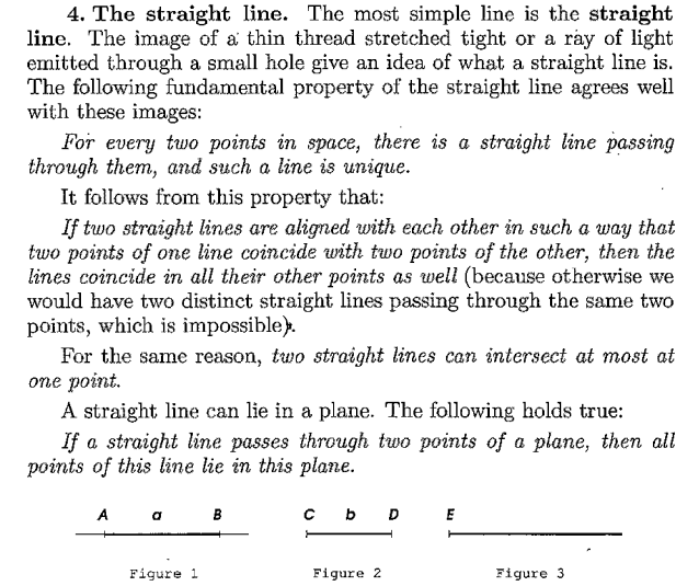 Solved 3. Explain why two straight lines in space can | Chegg.com