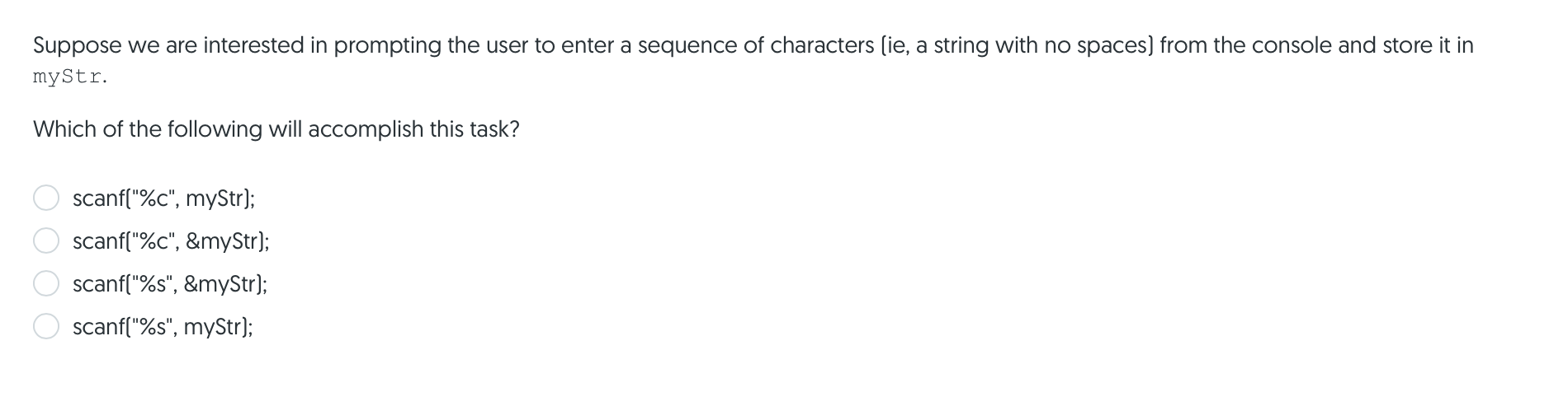 Solved Suppose we are interested in prompting the user to | Chegg.com