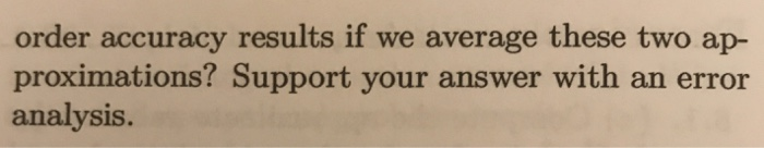 Solved 8.12. The forward difference formula and the backward | Chegg.com