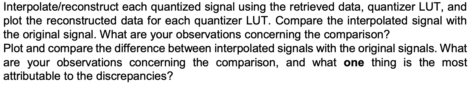 Solved Sample and quantize the signals y1= sin(2000Tt) + | Chegg.com
