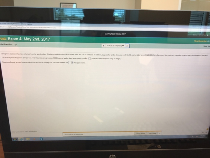 est Exam 4: May 2nd, 2017 | Chegg.com