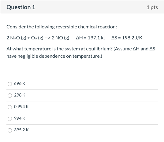Solved Question 1 1 pts Consider the following reversible | Chegg.com