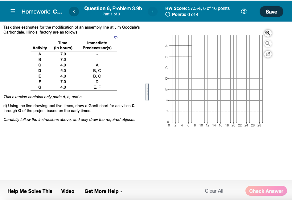 Solved = Homework: C... Question 6, Problem 3.9b Part 1 of 3 | Chegg.com