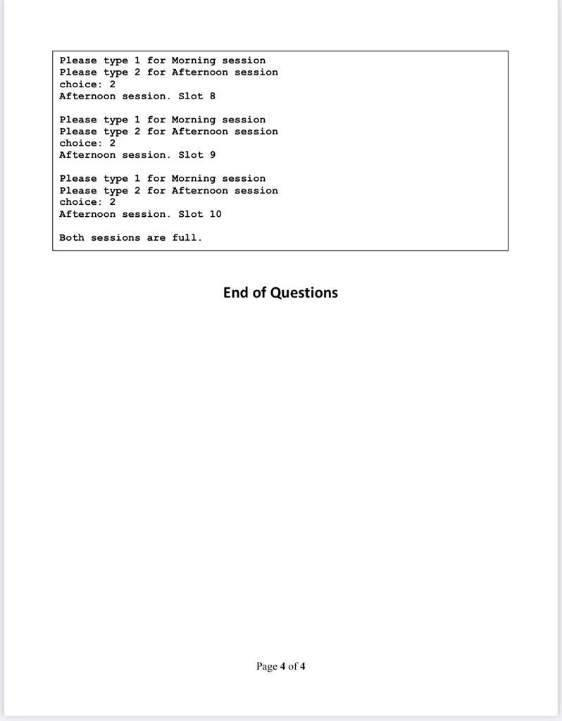 Solved End of Questions | Chegg.com