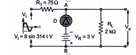 Solved Draw Vout for the following circuit. | Chegg.com