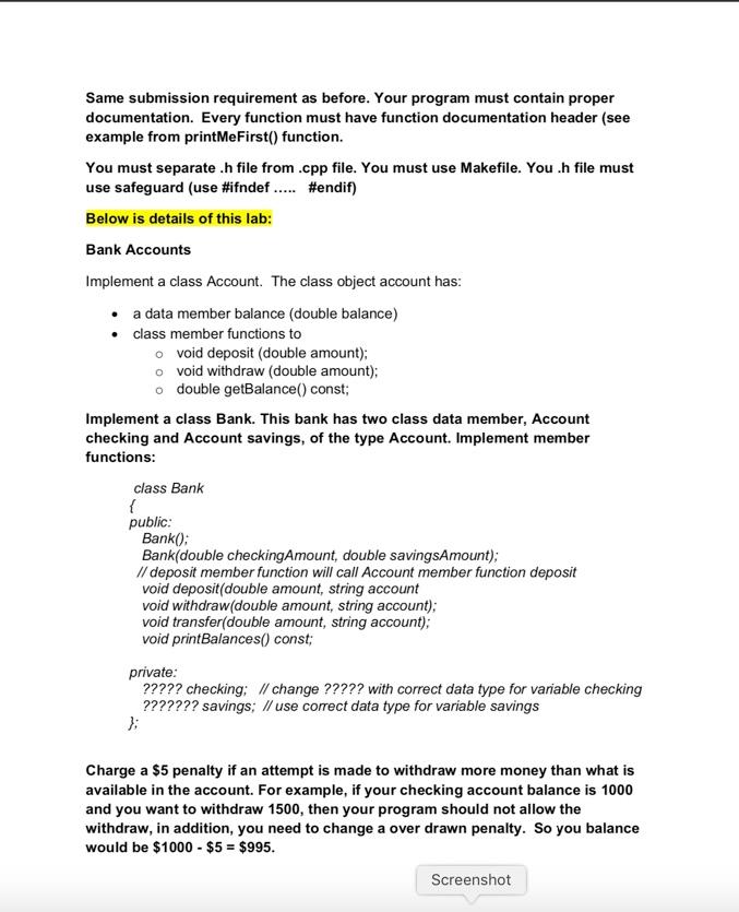 Solved Same submission requirement as before. Your program | Chegg.com