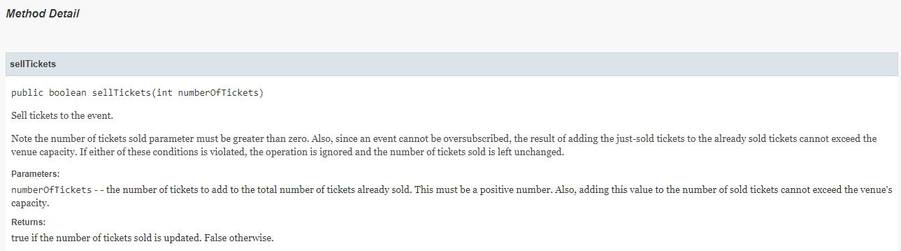 Solved Java program: Event.html describes an Event class | Chegg.com